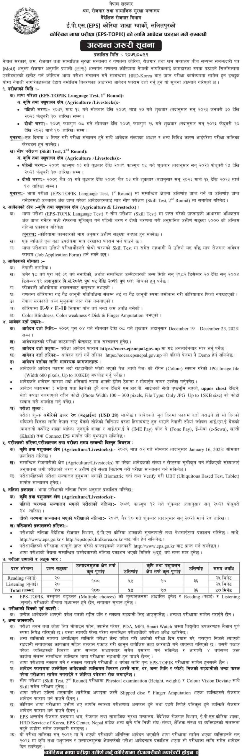 EPS Topik Korea Language Exam Registration 2022 Open Apply EPS Topik Registration Exam Sanjal EPS Topik Korea Language Exam Registration 2022 Open Apply EPS Topik Registration Exam Sanjal